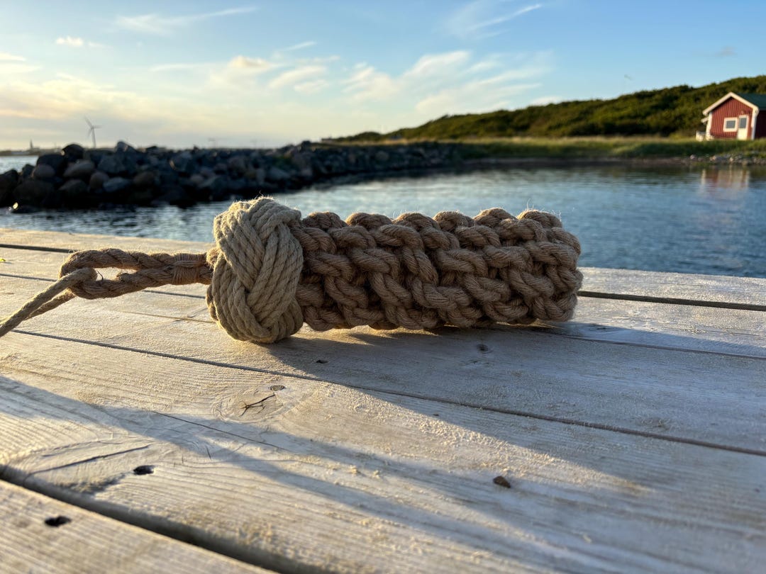 Medium Hemp Rope Fender Decor - Etsy