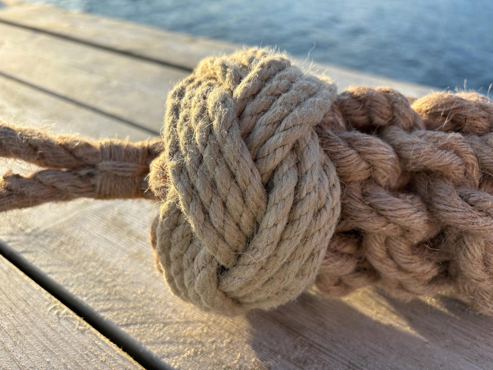 Medium Hemp Rope Fender Decor - Etsy