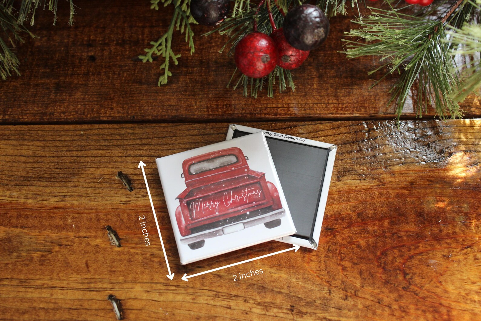 Christmas Magnets Holiday Magnets Christmas Decor Fridge Magnet - Etsy