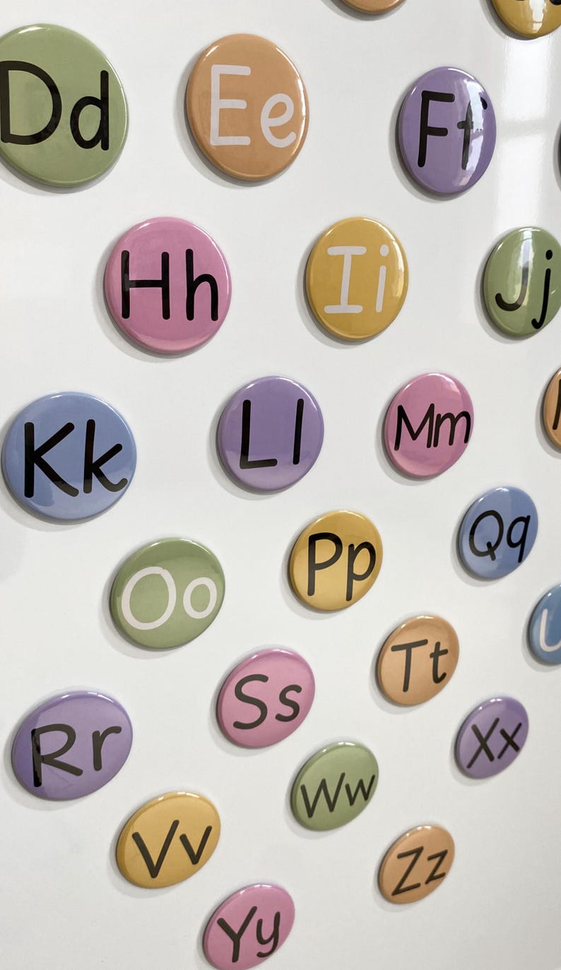 Alphabet Magnets ABC Magnets Learning Magnets Letter Magnets Counting ...