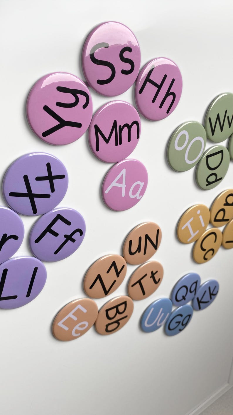 Alphabet Magnets ABC Magnets Learning Magnets Letter Magnets Counting ...