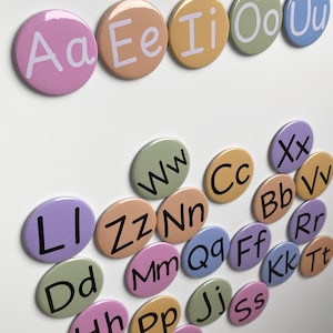 Alphabet Magnets ABC Magnets Learning Magnets Letter Magnets Counting ...