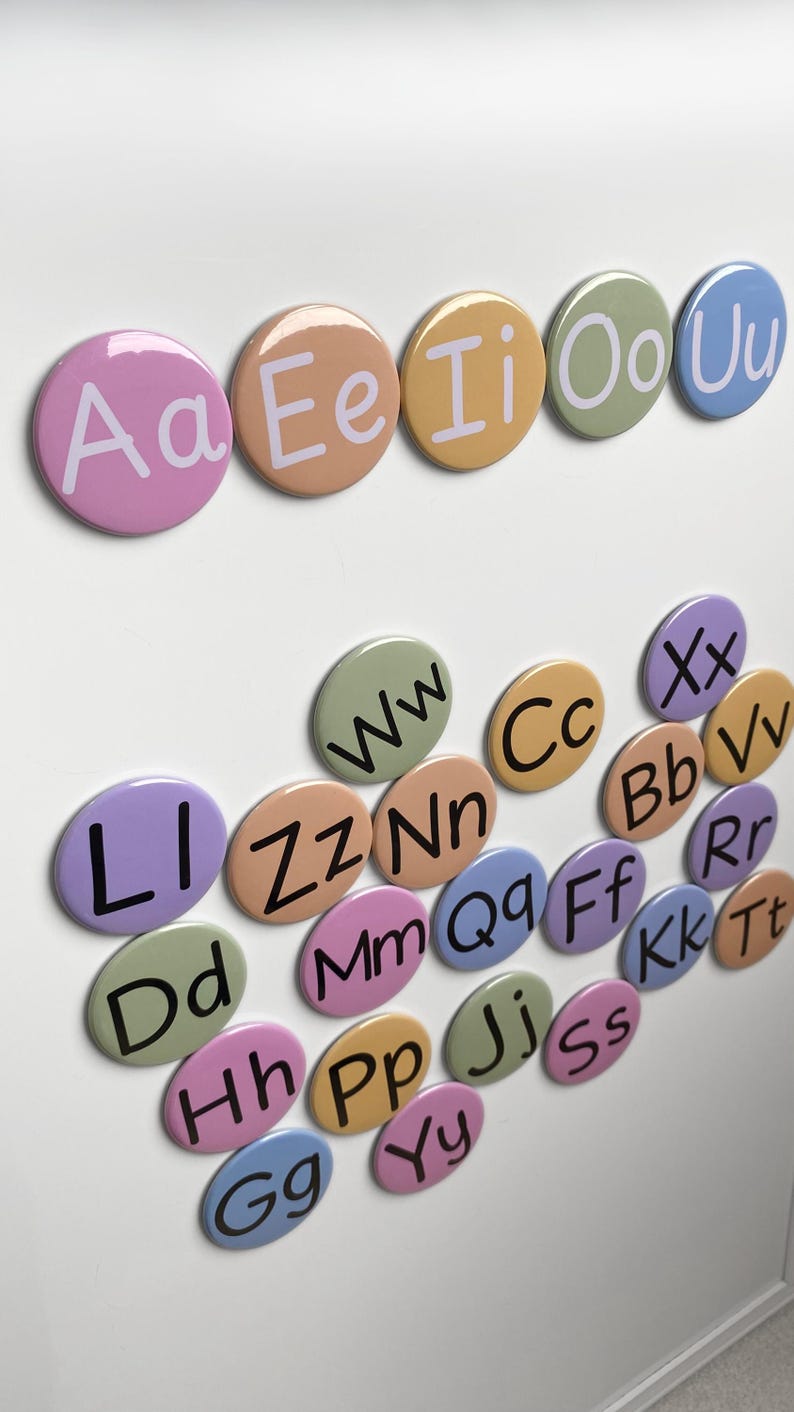 Alphabet Magnets ABC Magnets Learning Magnets Letter Magnets Counting ...