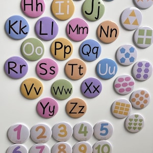 Alphabet Magnets ABC Magnets Learning Magnets Letter Magnets Counting ...