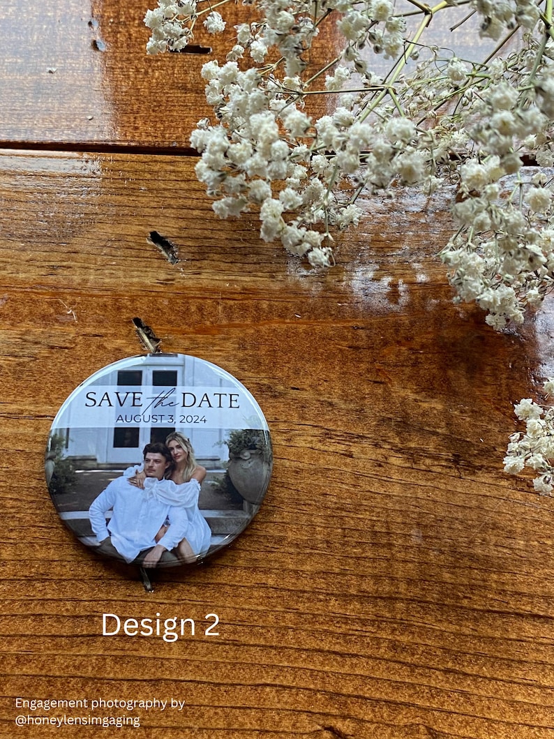 Save the Date Magnet Photo for Wedding Invitations Custom Personalized ...