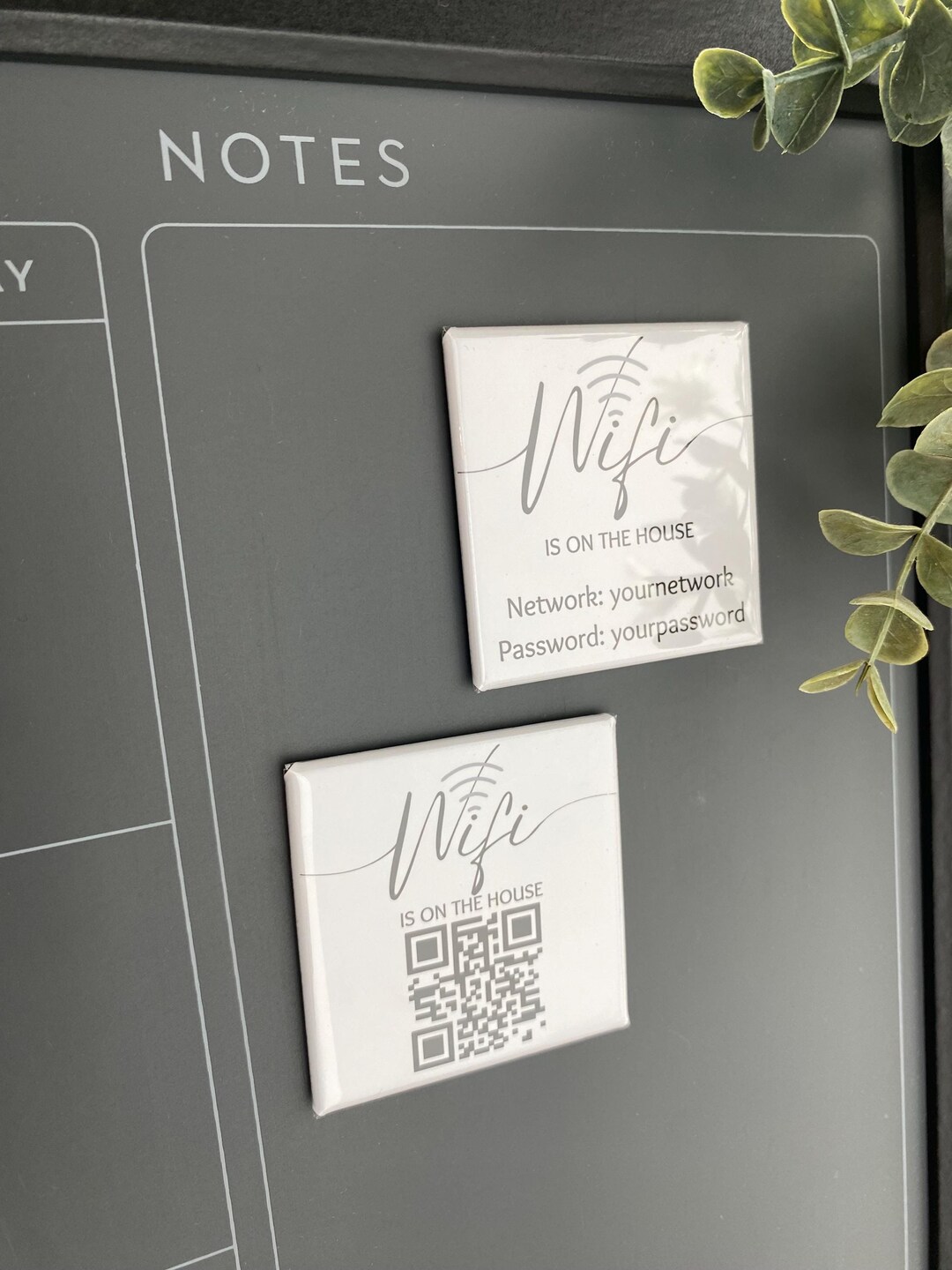 Wifi Fridge Magnet Custom Wifi QR Code Magnet - Etsy
