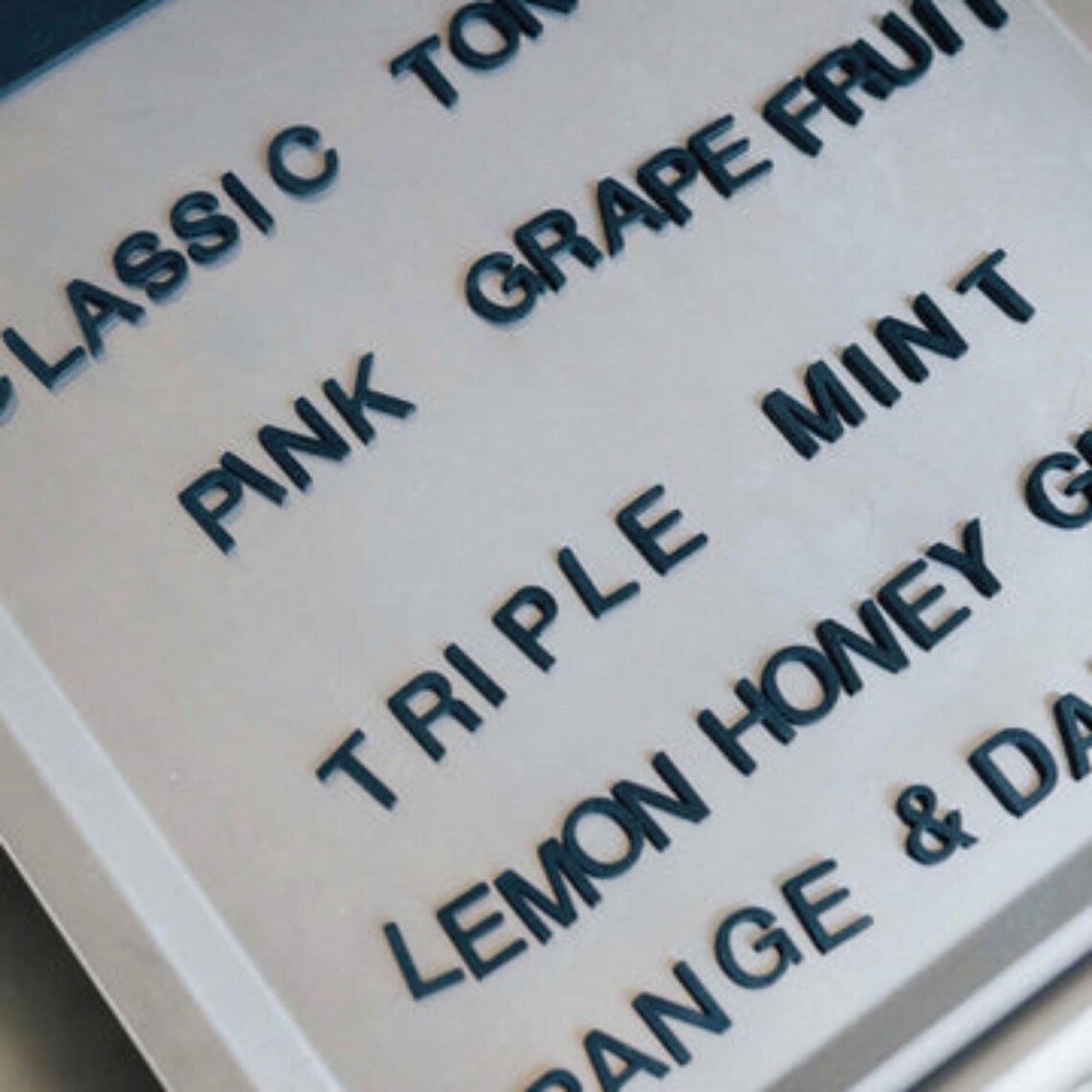 Magnetic Letter Menu Board, Large Magnetic Letters Display Board, Wall ...