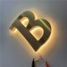 Custom Illuminated Metal Sign | Stainless Steel LED Backlit Logo ...