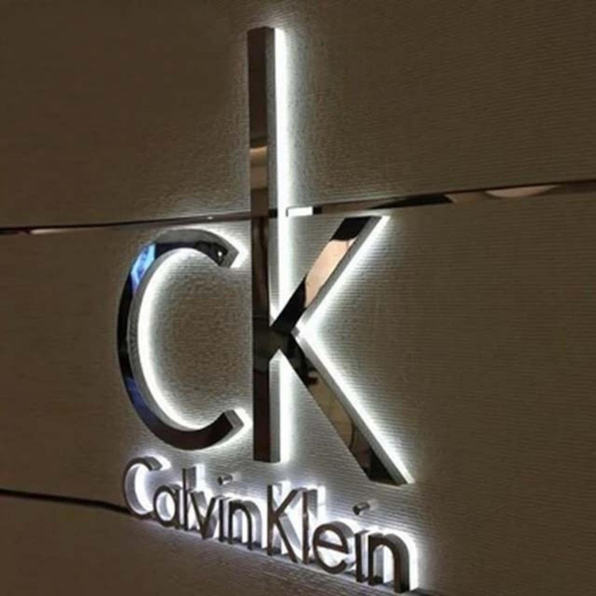 Custom Illuminated Metal Sign | Stainless Steel LED Backlit Logo ...