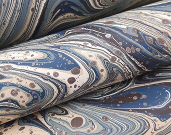 Marbled Paper, Bookbinding Paper, Decor Paper, Scrapbooking Paper ...