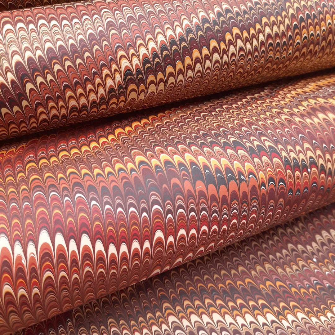 Marbled Paper, Bookbinding Paper, Decor Paper, Scrapbooking Paper ...