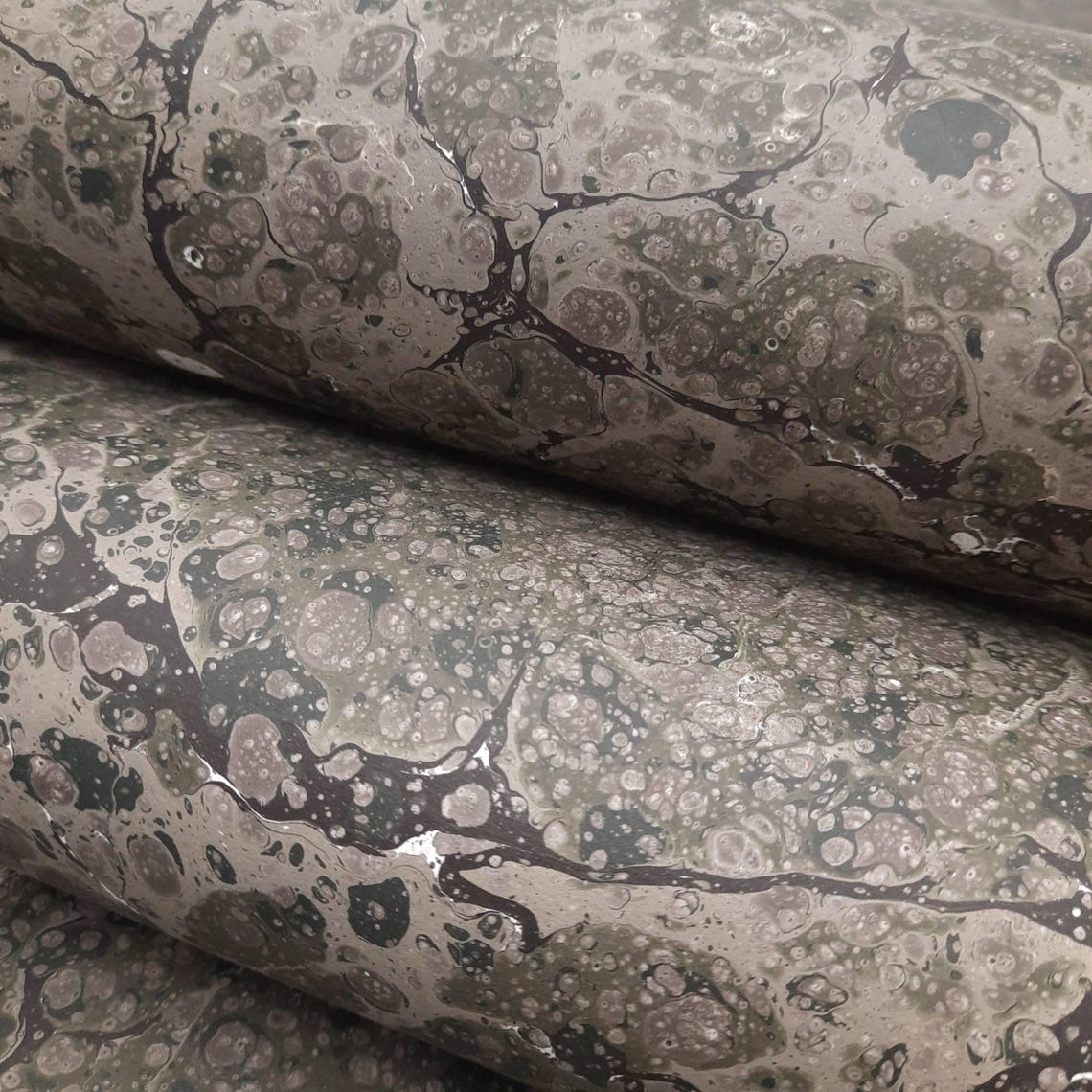 Marbled Paper, Bookbinding Paper, Decor Paper, Scrapbooking Paper ...