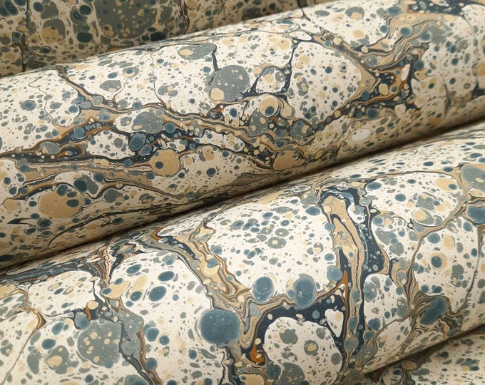 Marbled Paper, Bookbinding Paper, Decor Paper, Scrapbooking Paper ...