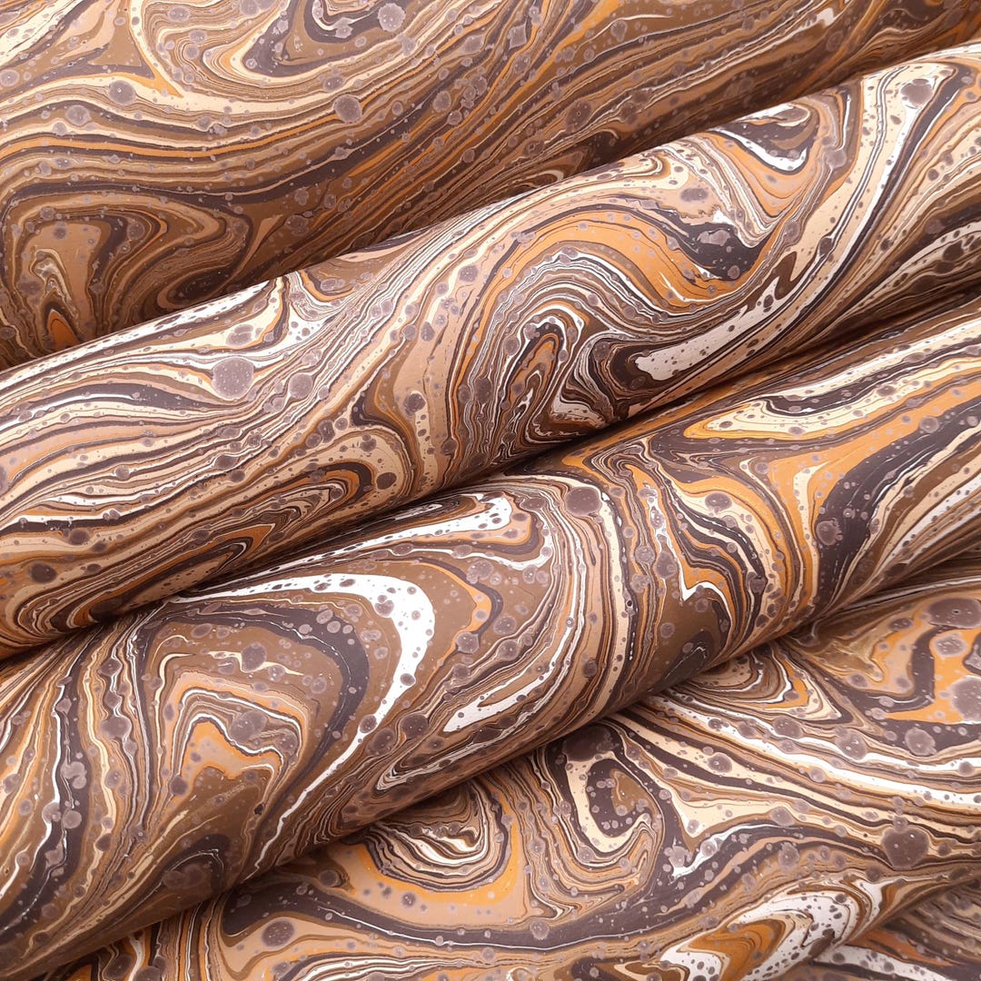 Marbled Paper, Bookbinding Paper, Decor Paper, Scrapbooking Paper ...