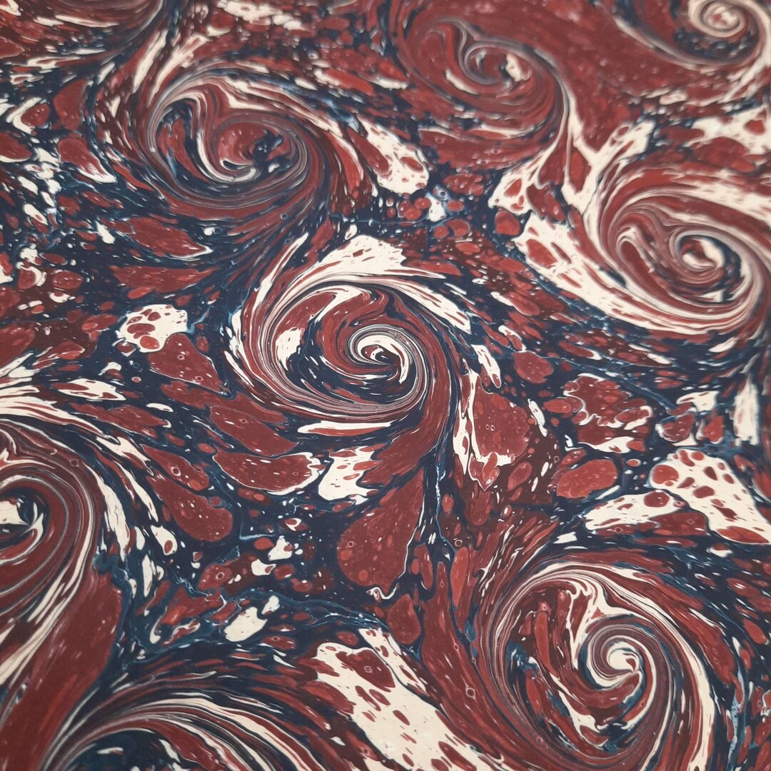 Marbled Paper, Bookbinding Paper, Decor Paper, Scrapbooking Paper ...