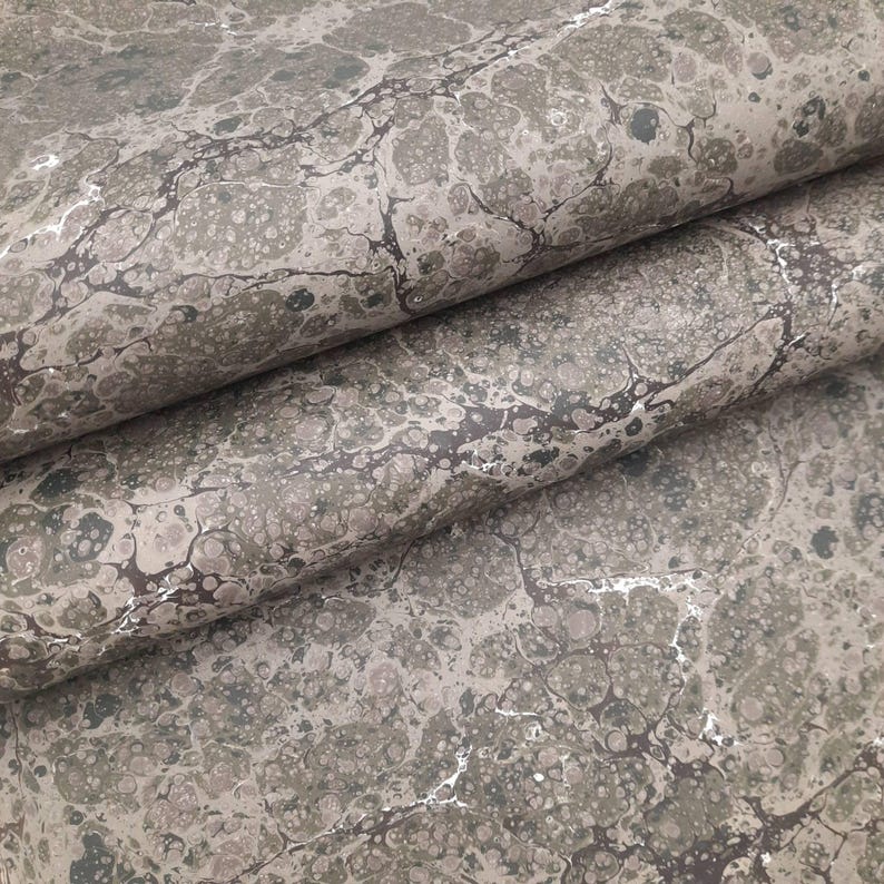 Marbled Paper, Bookbinding Paper, Decor Paper, Scrapbooking Paper ...