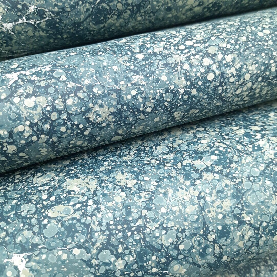 Marbled Paper, Bookbinding Paper, Decor Paper, Scrapbooking Paper ...