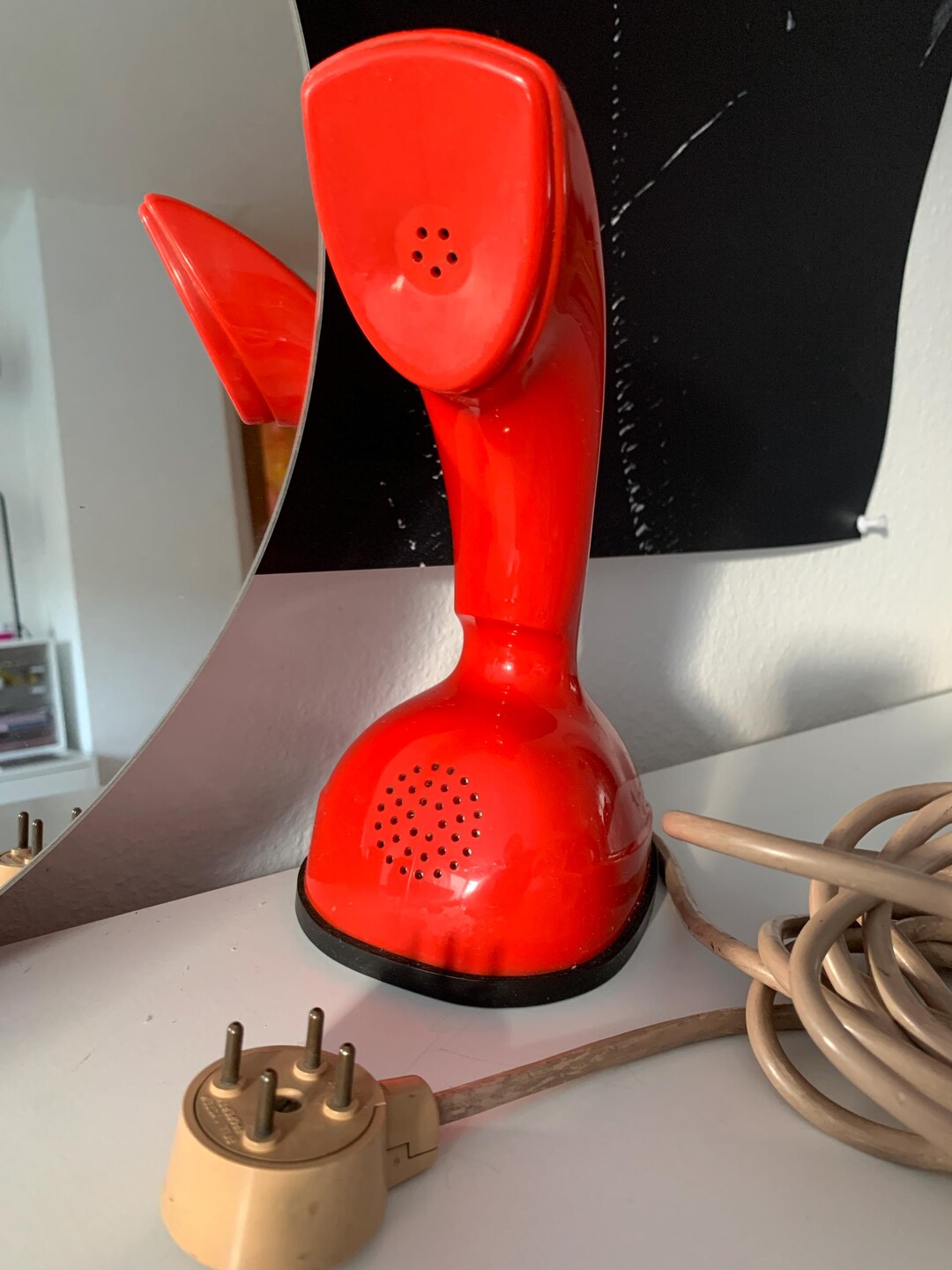 Vintage Telephone Ericofon Cobra by LM Ericsson Space Age Design 1956 ...