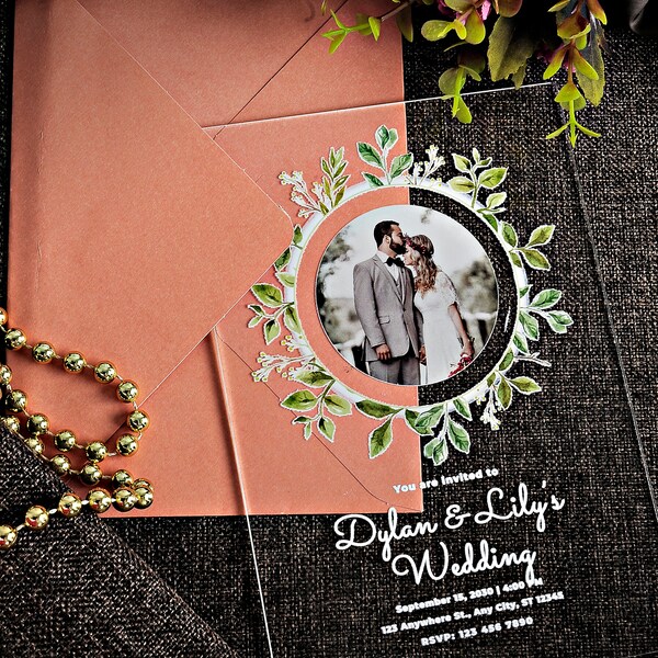 Custom Stamp Wedding Invitation - Etsy