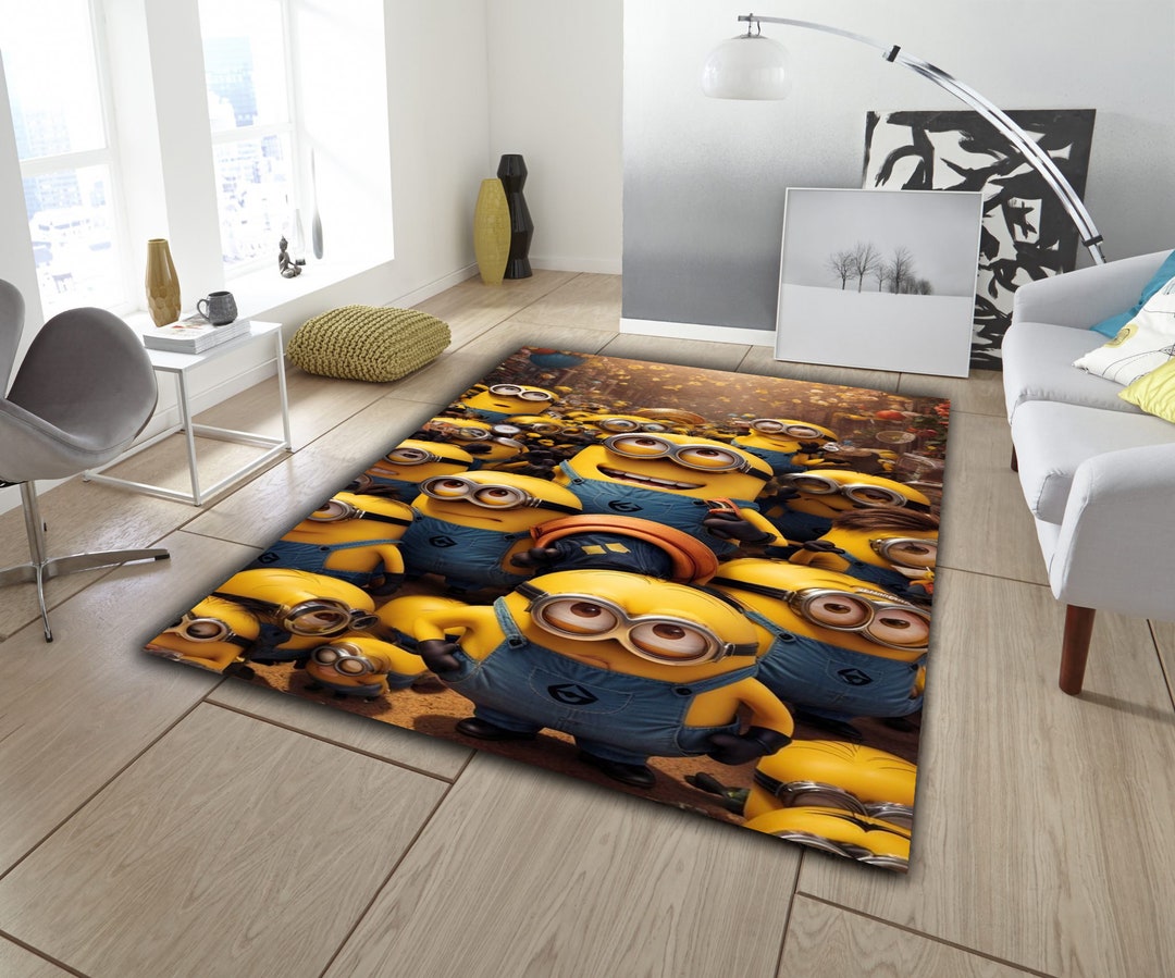 The Minions Rug, Movie Rug, Awesome Rug, Kid Room Rug, Antislip Rug ...