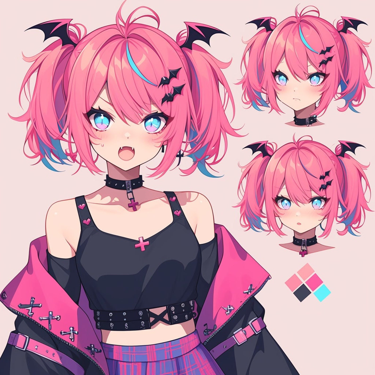 CUSTOM VTUBER Model Male or Female Live2d Model Vtuber Design ...