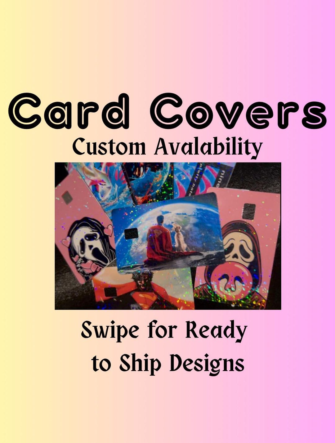 Waterproof Vinyl Debit/credit Card Decals: Custom Designs Available - Etsy