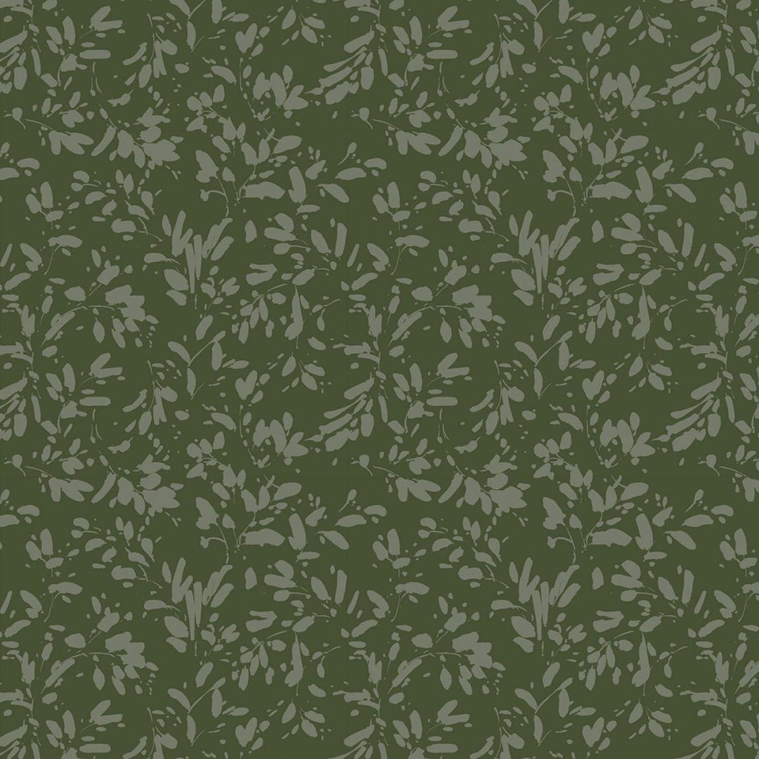 Green Fields Forest Tonal Leaves 17806 777 - Etsy