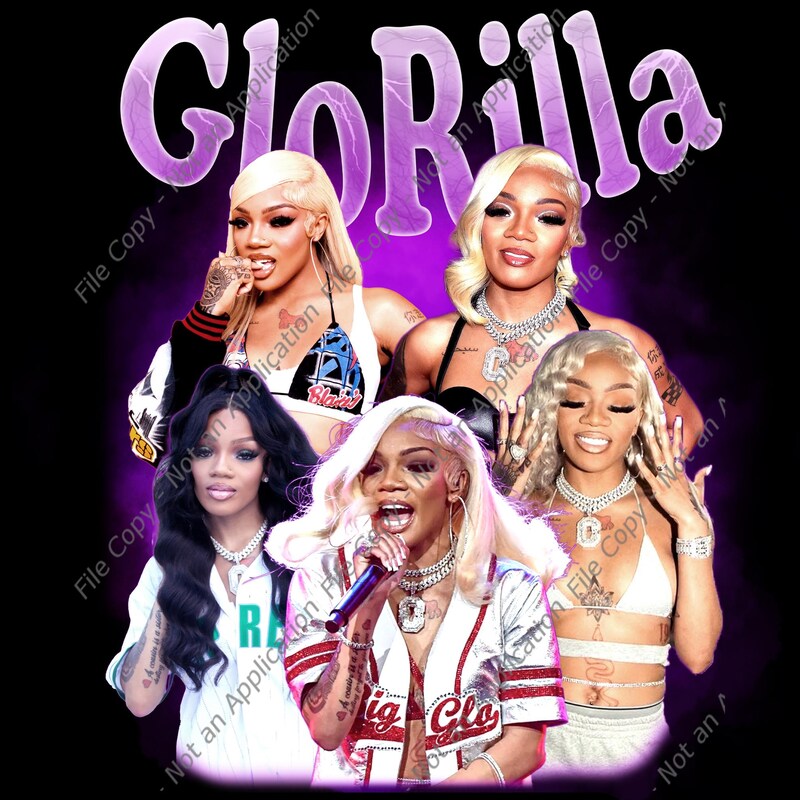 Glo Rilla Png - Etsy