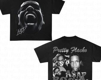 ASAP Rocky PNG Rap Tee Concert Merch Kanye Thugger Slime Season Green ...
