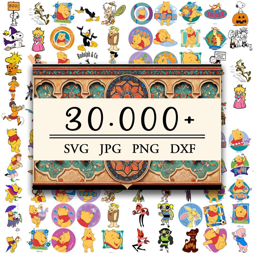 30,000 Huge SVG Bundle for Cricut, Big Design Bundle, Sublimation ...