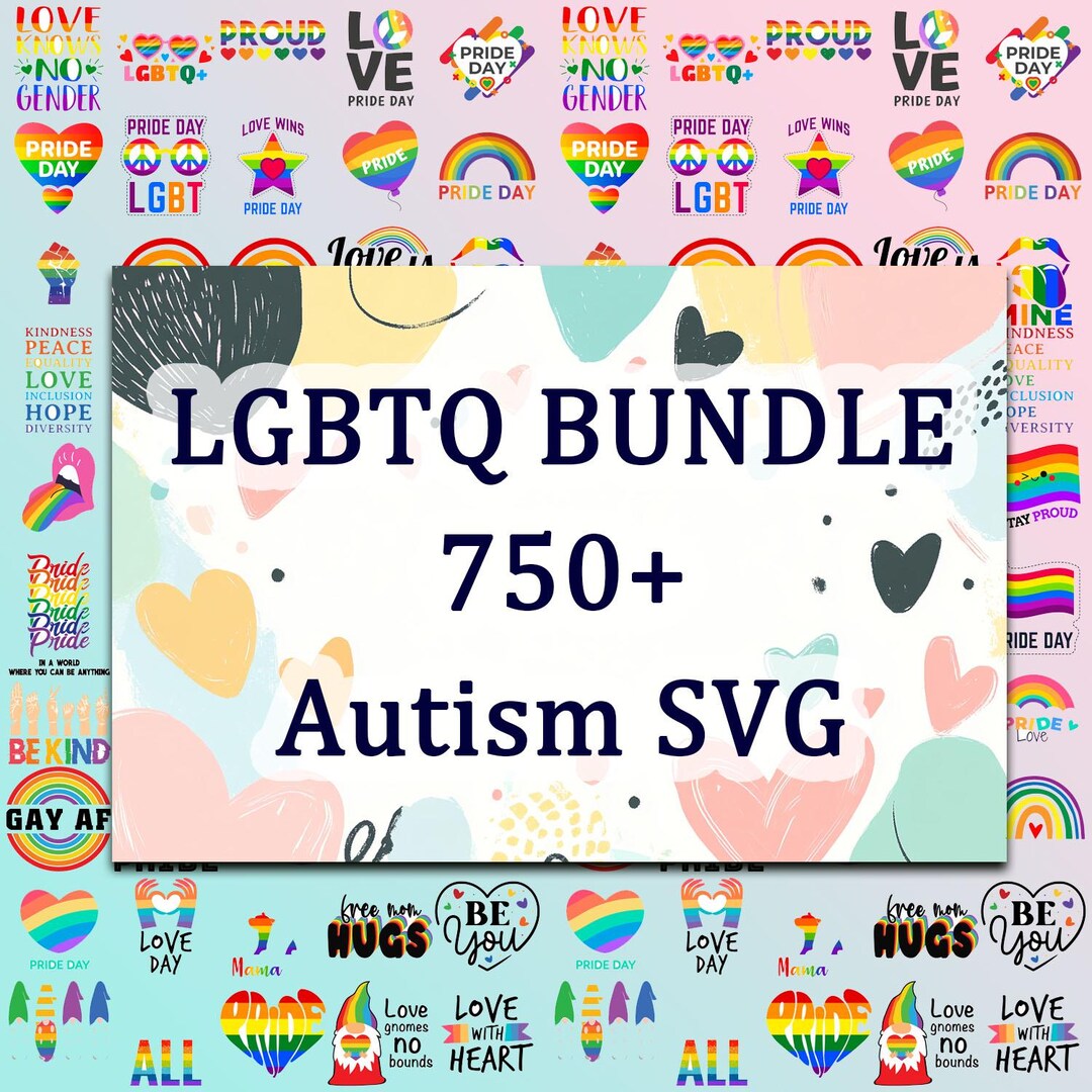 LGBT Designs,autism Svg Bundle,lgbtq Svg Bundle, Gay Festival Outfit ...