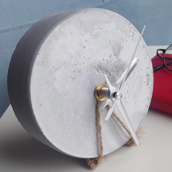 Concrete Clock - Etsy