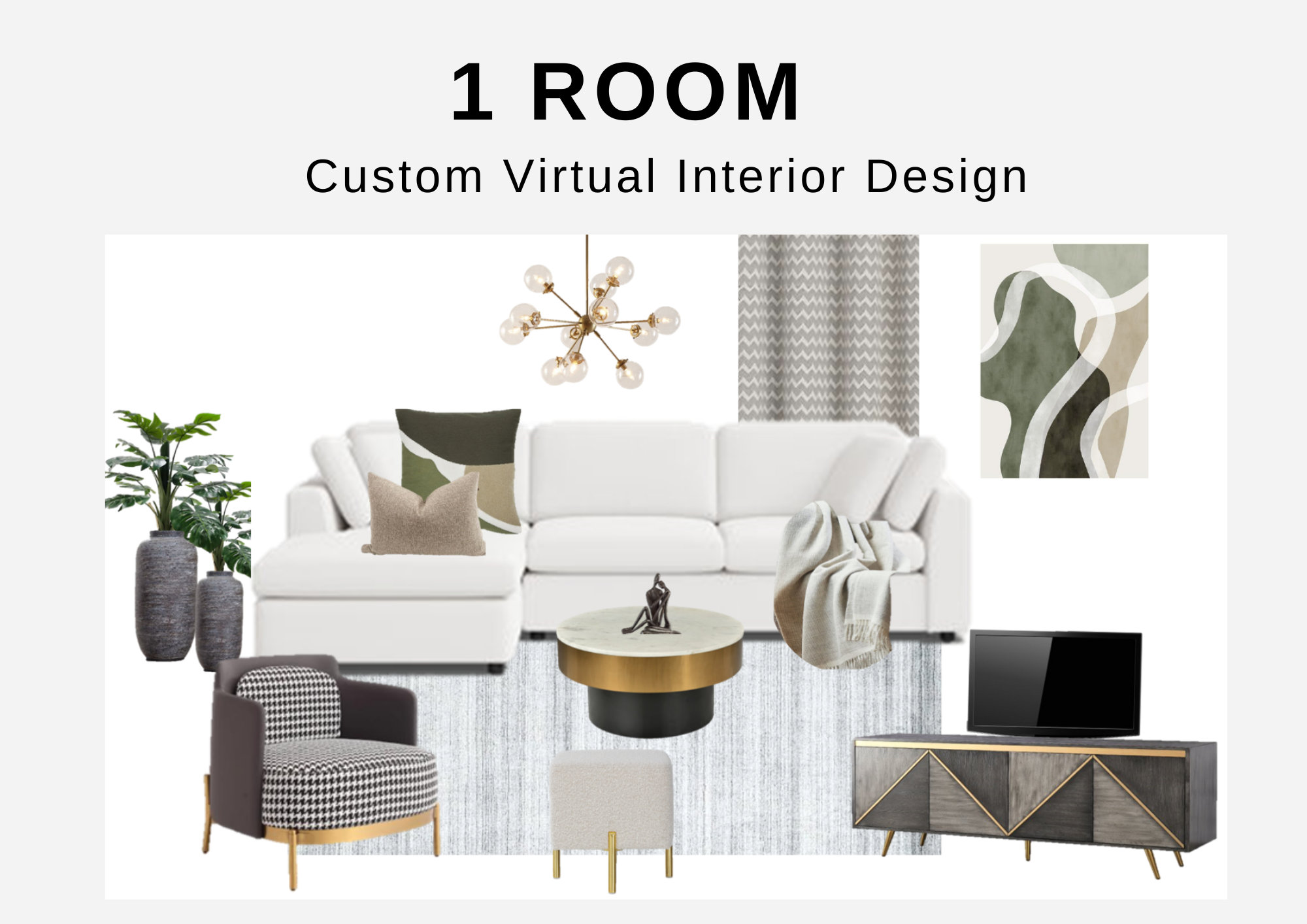 1 Room -custom Virtual Interior Design | Full Interior Design Service ...