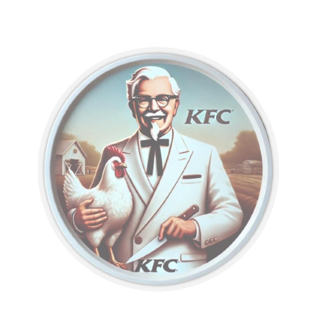 Colonel Sanders KFC Kiss-cut Stickers - Etsy