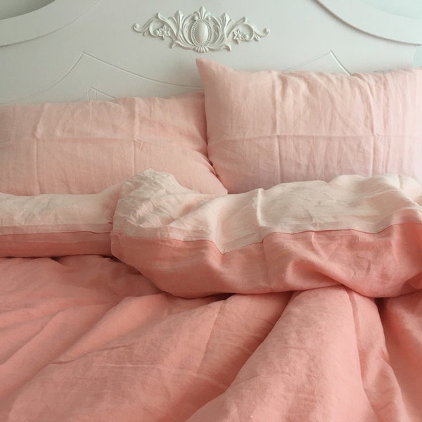 Peach Bedding - Etsy