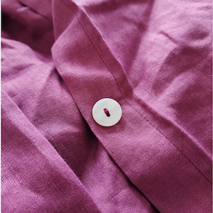 Stone-washed Linen Bedding Set: Duvet Cover With 2 Pillowcases in ...