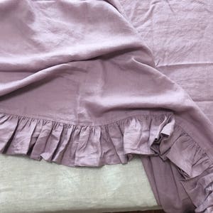 Extra wide linen fabric 100% pure linen medium weight Rose | Etsy