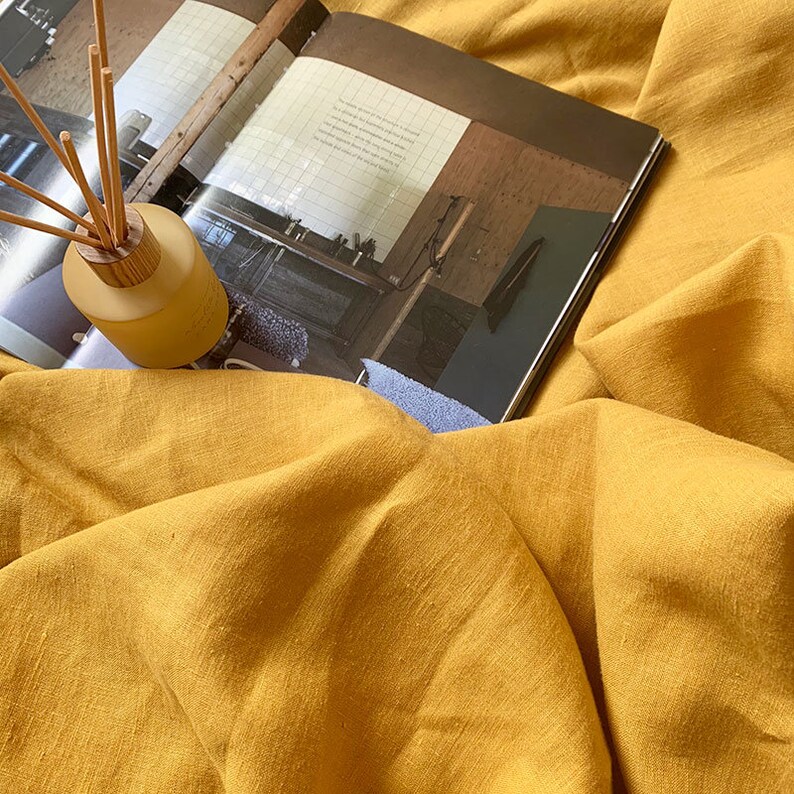 3 Pieces Set Stone Washed Linen Bedding Duvet Cover With 2 - Etsy