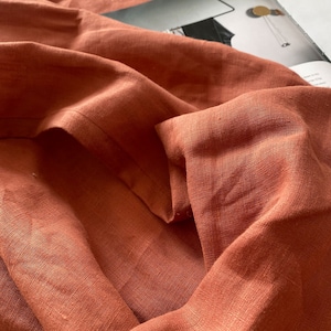 Extra Wide Linen Fabric 100% Pure Flax Cloth Stone Washed Soft Linen ...