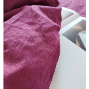 Stone-washed Linen Bedding Set: Duvet Cover With 2 Pillowcases in ...