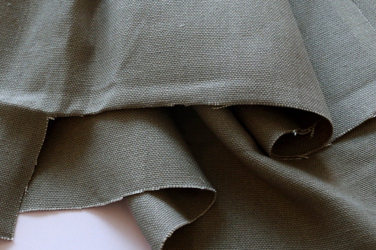 Pure Linen Canvas fabric thick linen Eco Friendly DIY 145cm | Etsy