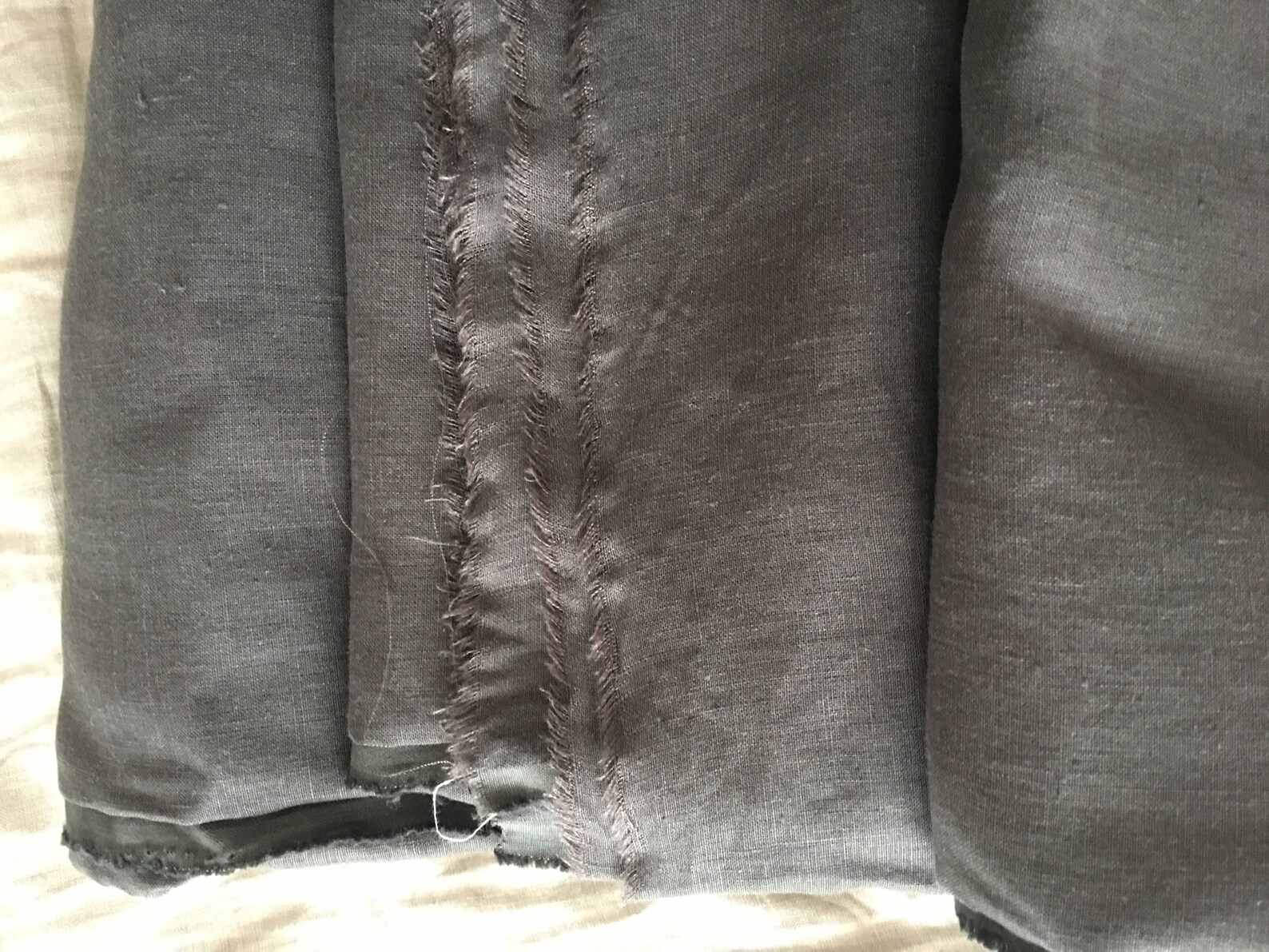 Extra Wide Linen Fabric Stone Washed Soft Linen Medium 110 | Etsy