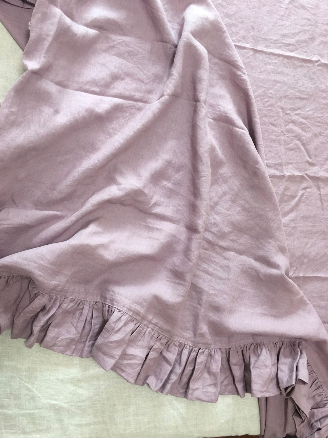 Extra wide linen fabric 100% pure linen medium weight Rose | Etsy