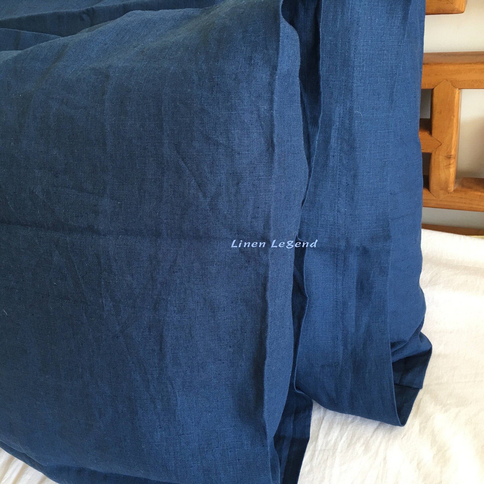 3 PCS SET Stone Washed Pure Linen Bedding Set Summer Blanket | Etsy