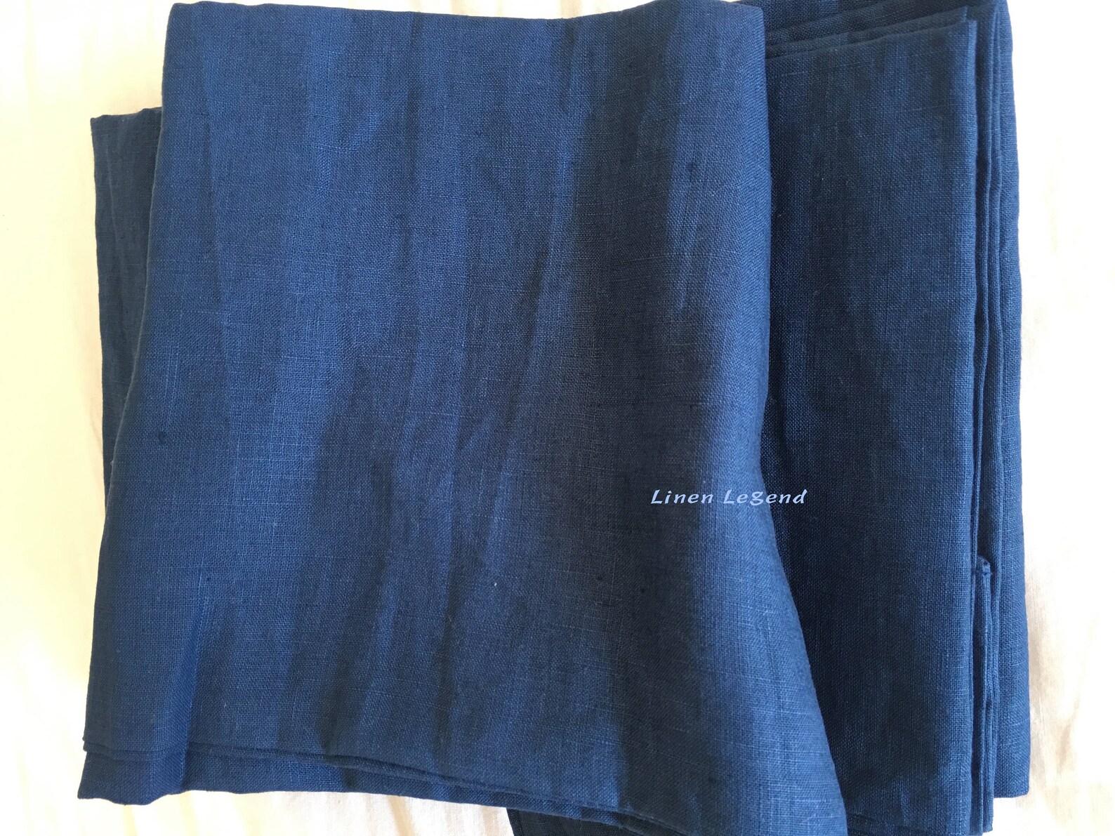 3 PCS SET Stone Washed Pure Linen Bedding Set Summer Blanket | Etsy