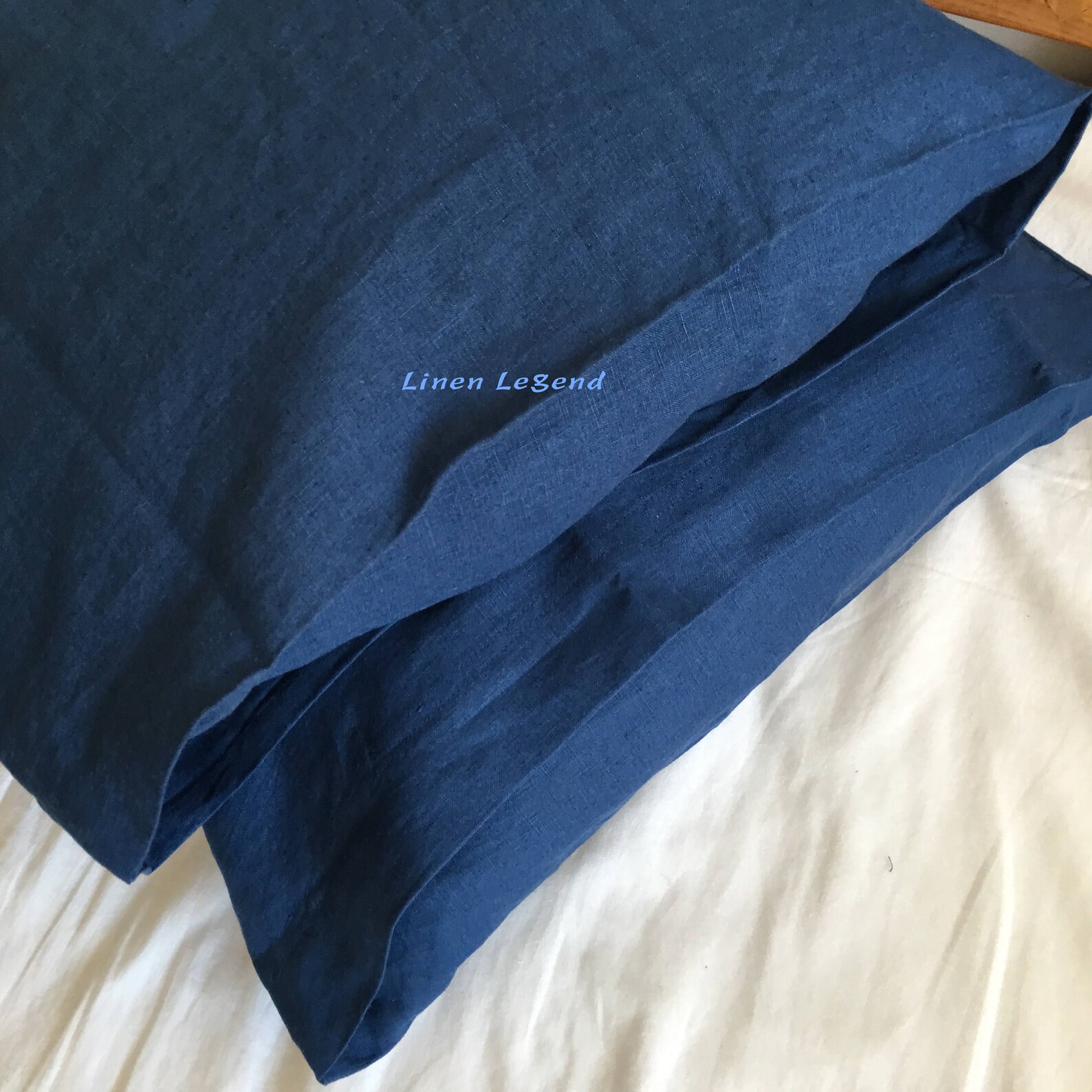 3 PCS SET Stone Washed Pure Linen Bedding Set Summer Blanket | Etsy