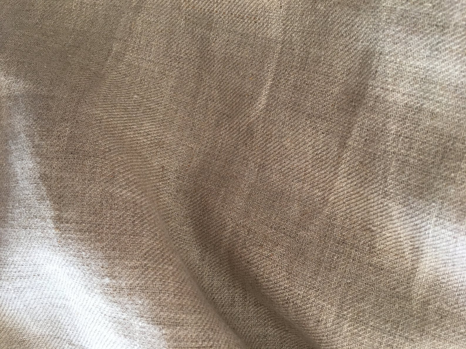 Extra Wide Linen Twill Woven Fabric 100% Flax White / Natural | Etsy