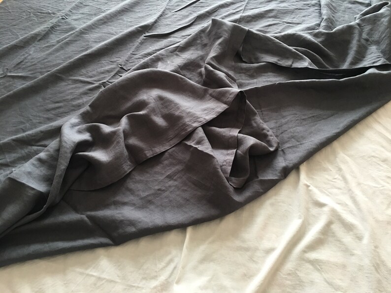 3 PCS SET Stone Washed Pure Linen Sheet Set Top Sheet With 2 - Etsy