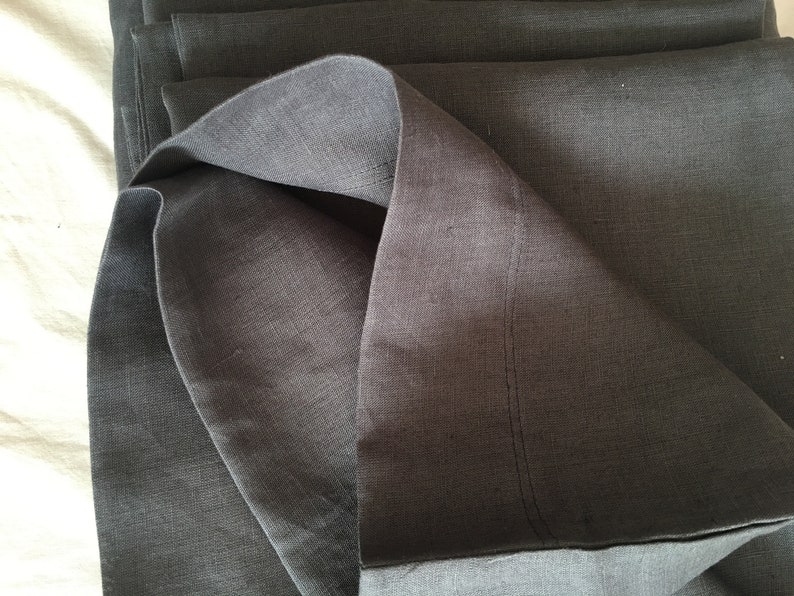 3 PCS SET Stone Washed Pure Linen Sheet Set Top Sheet With 2 - Etsy