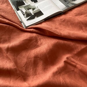 Extra Wide Linen Fabric 100% Pure Flax Cloth Stone Washed Soft Linen ...